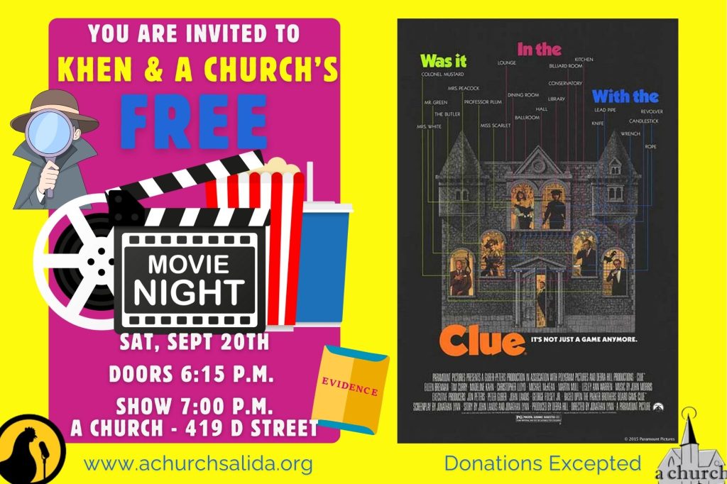 Clue the Movie – Salida Creative District